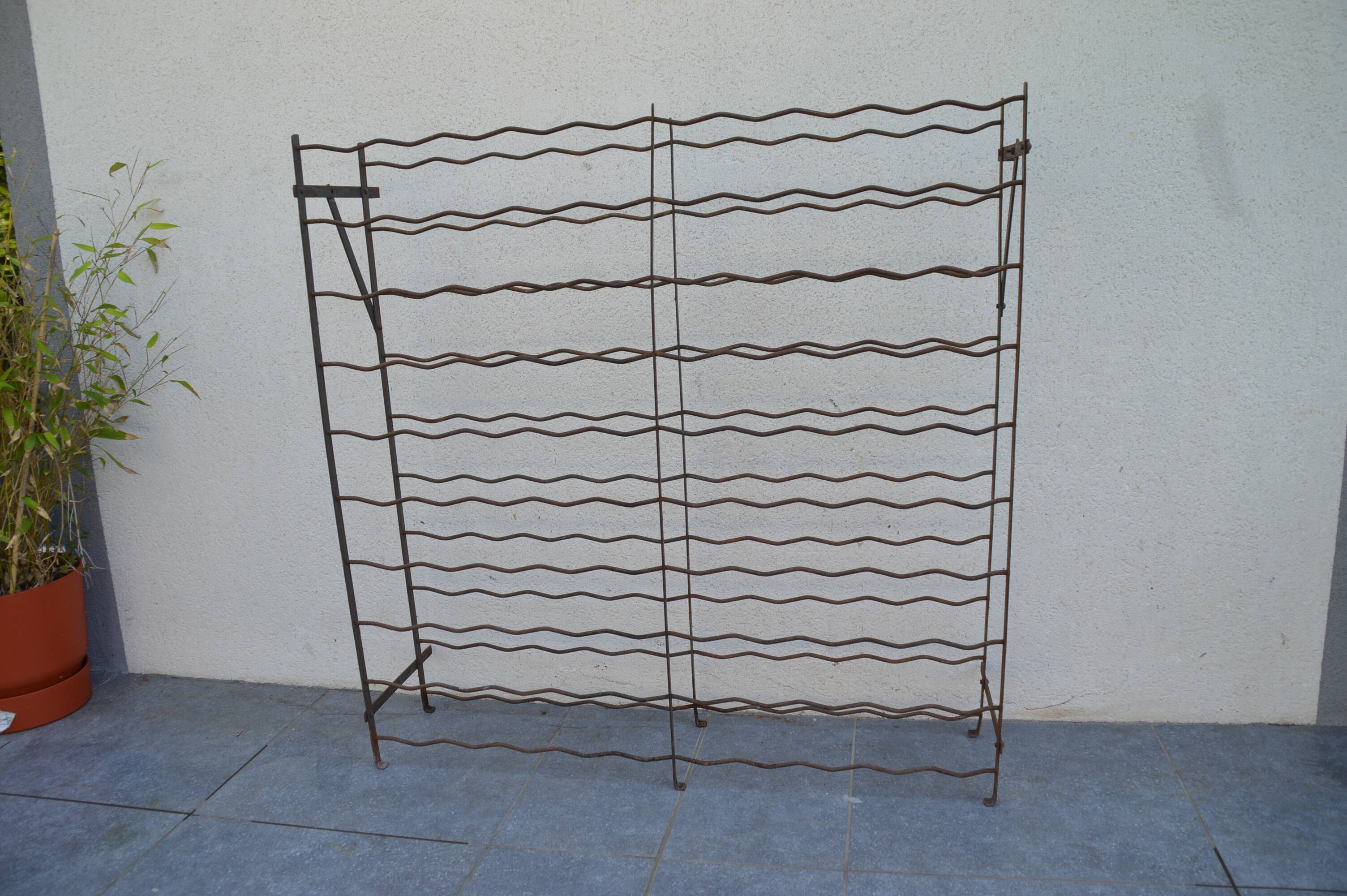 Casier - étagère métallique à bouteilles rigidex | Selency