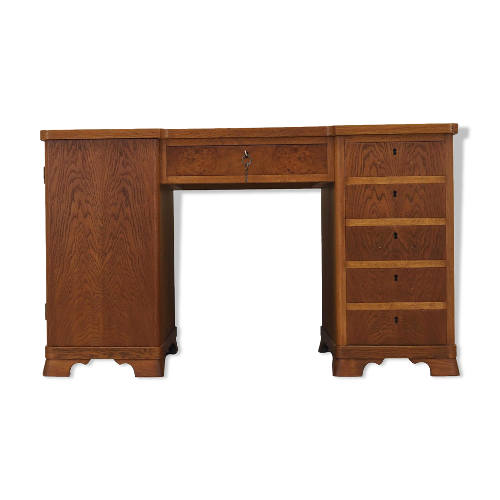 Bureau en chêne design danois années 1960 production: Danemark | Selency