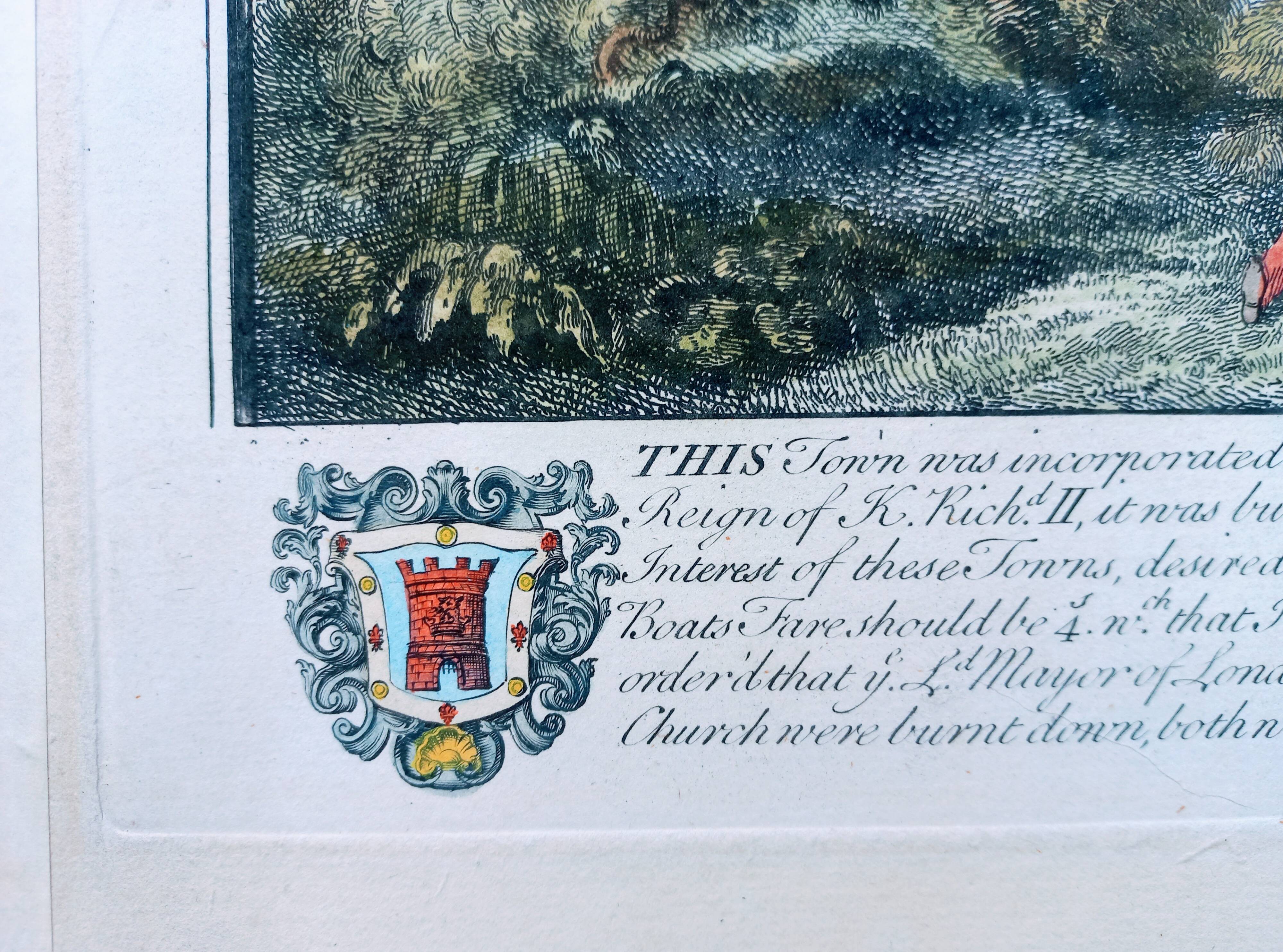 Samuel Buck 1739 carte britannique | Selency