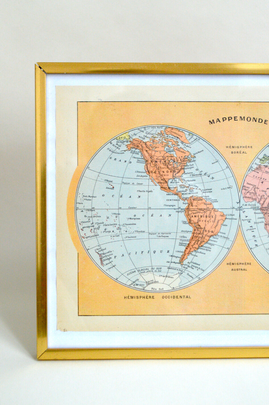Carte du monde 1923 | Selency