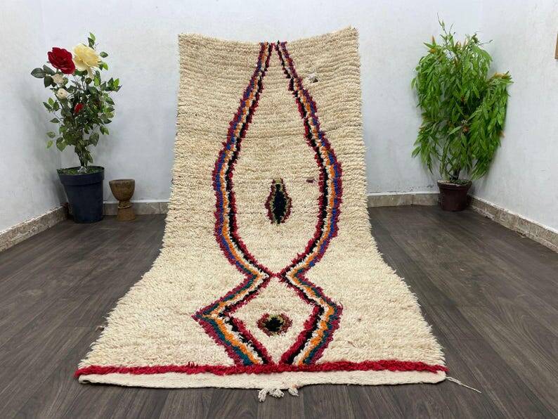 Tapis bérbere fait main traditionnelle 250cmx150cm | Selency