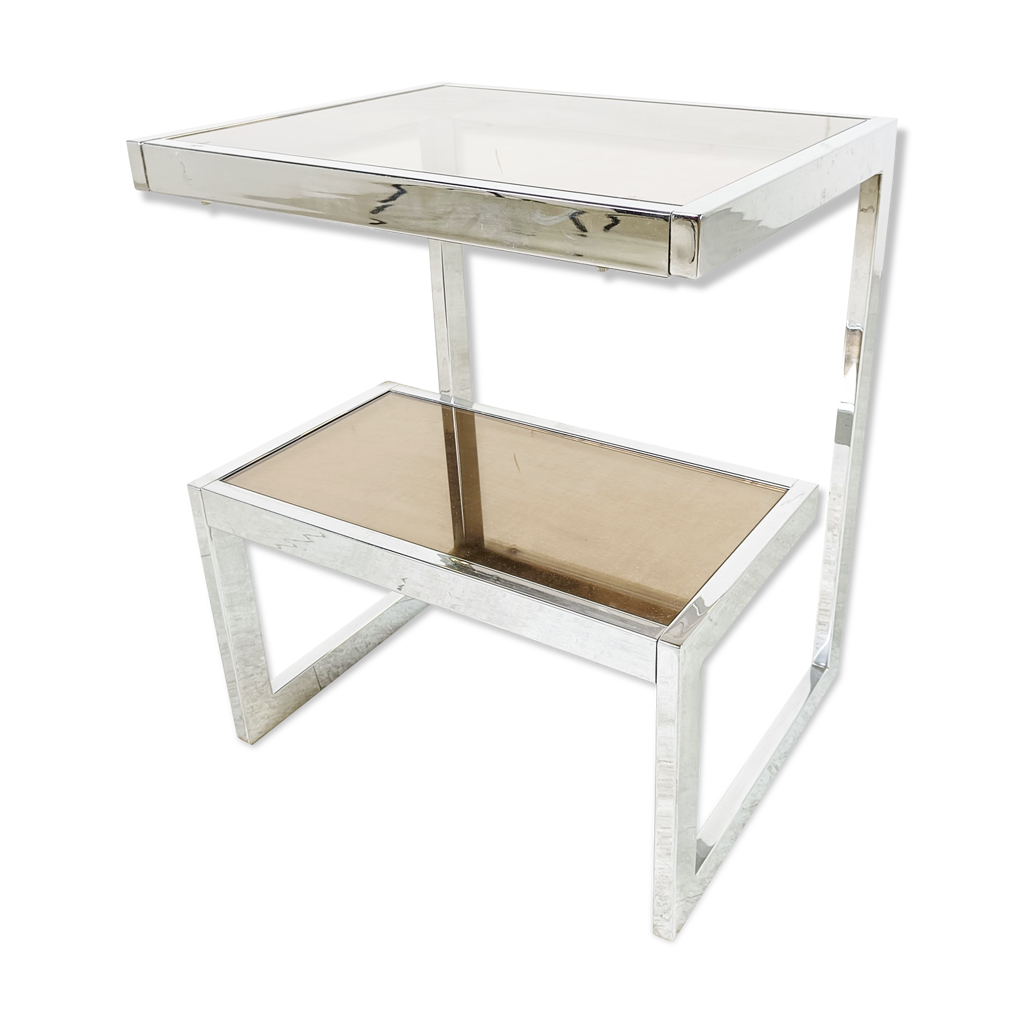 Table d’appoint Belgochrom années 1970 | Selency