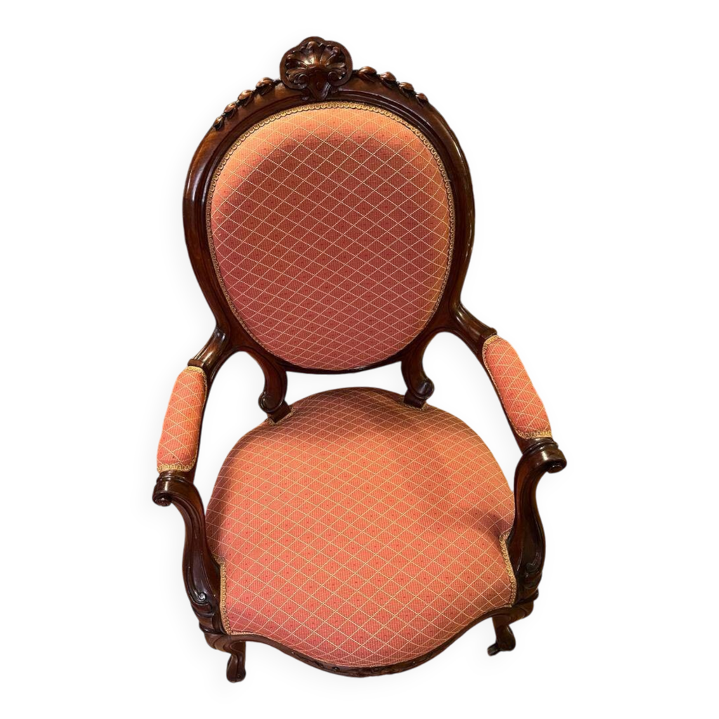 Fauteuil de style classique avec structure en bois massif | Selency