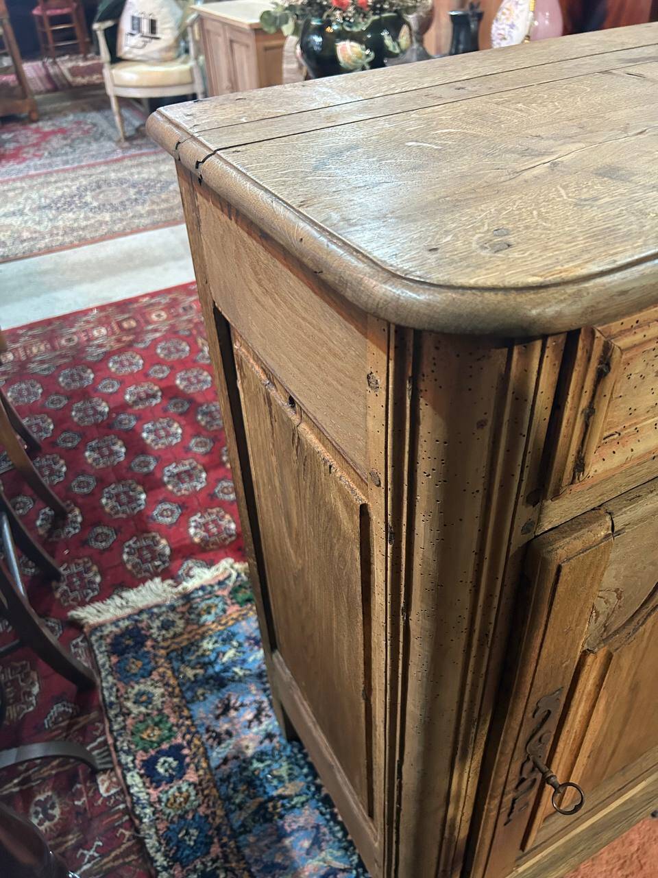 Buffet confiturier en Chêne Massif décapé | Selency