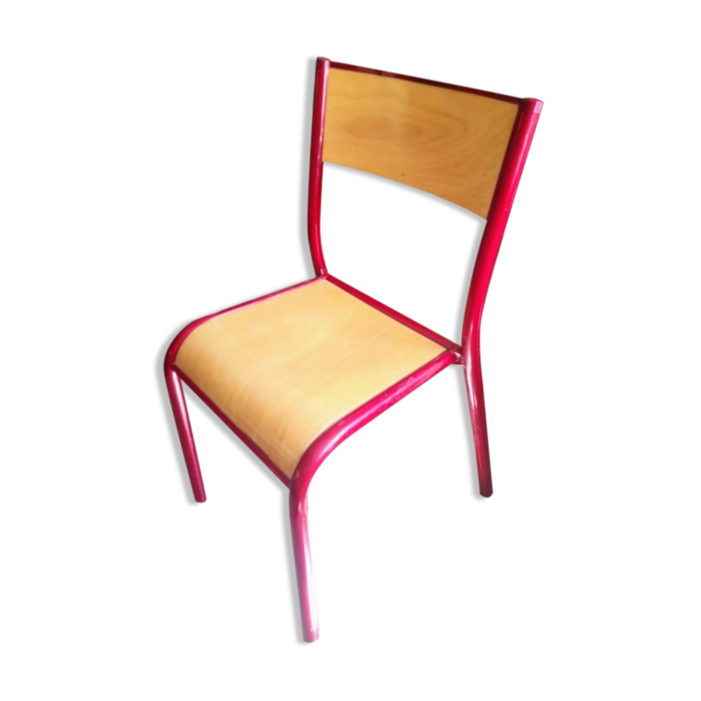 Chaise Mullca 510 rouge | Selency