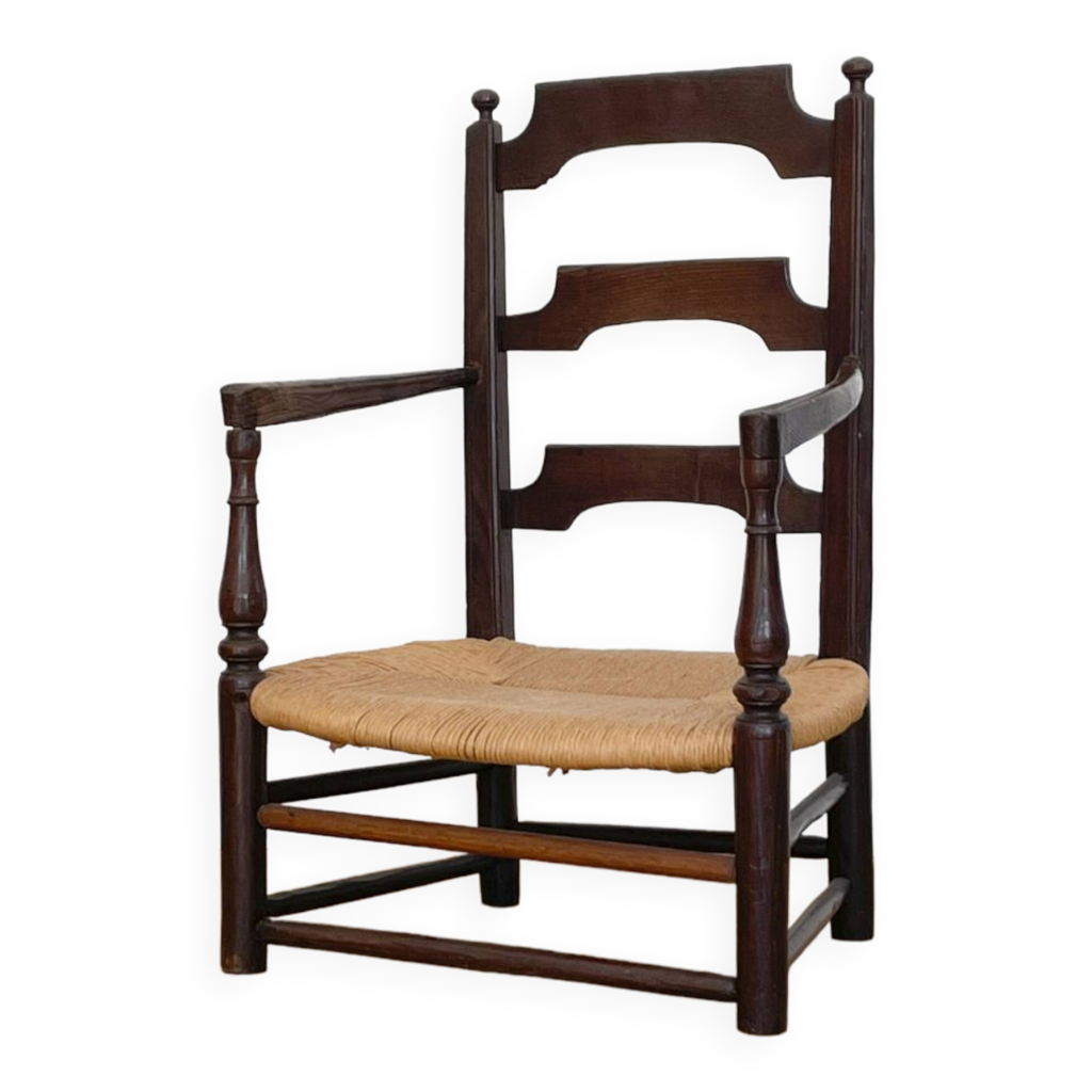 Fauteuil rustique style XIXeme | Selency