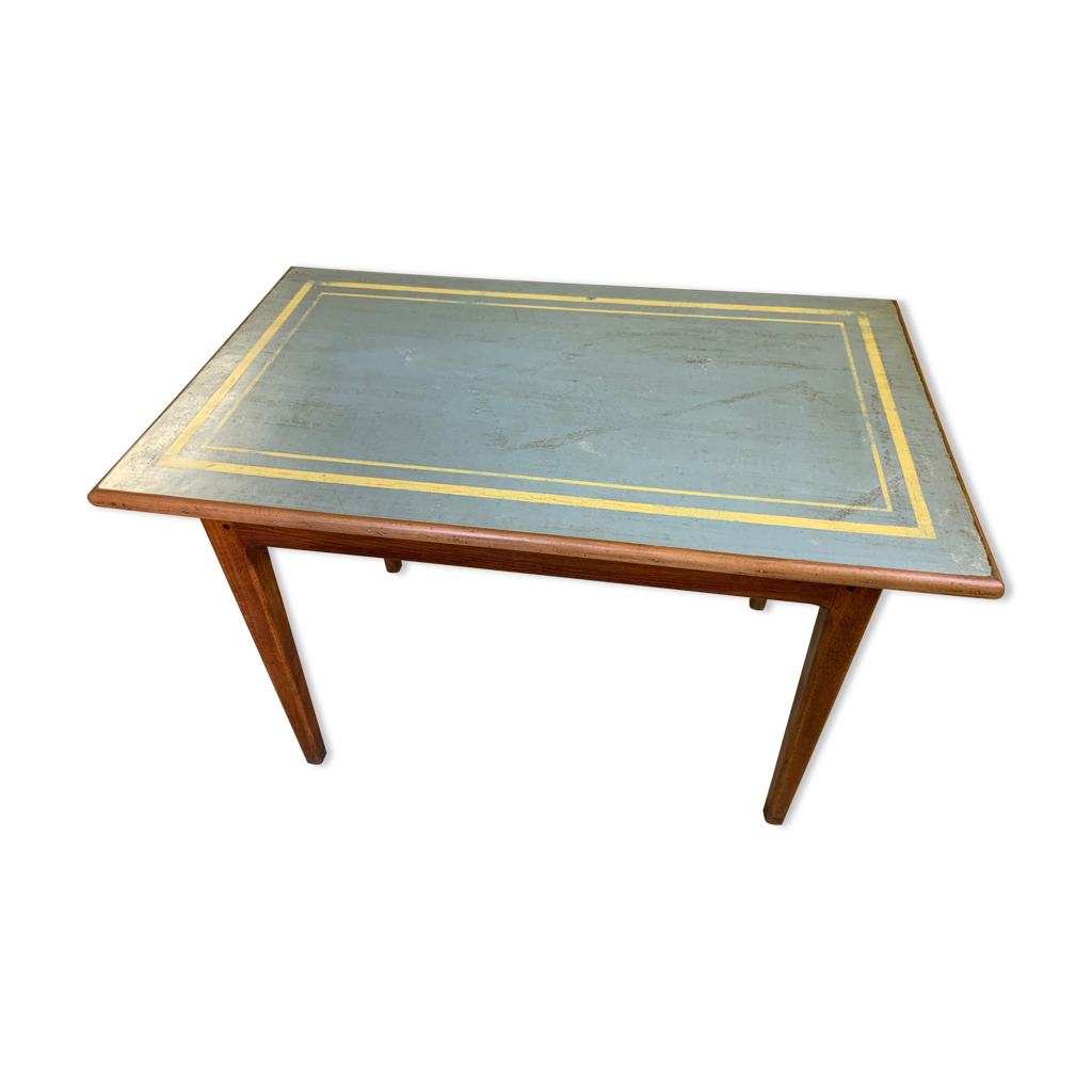 Table de bistrot verte | Selency