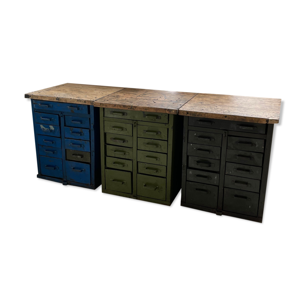 Meubles établi rangement militaires industriels | Selency