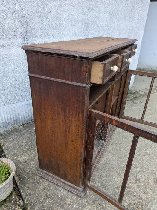 Buffet en chêne, garde manger | Selency