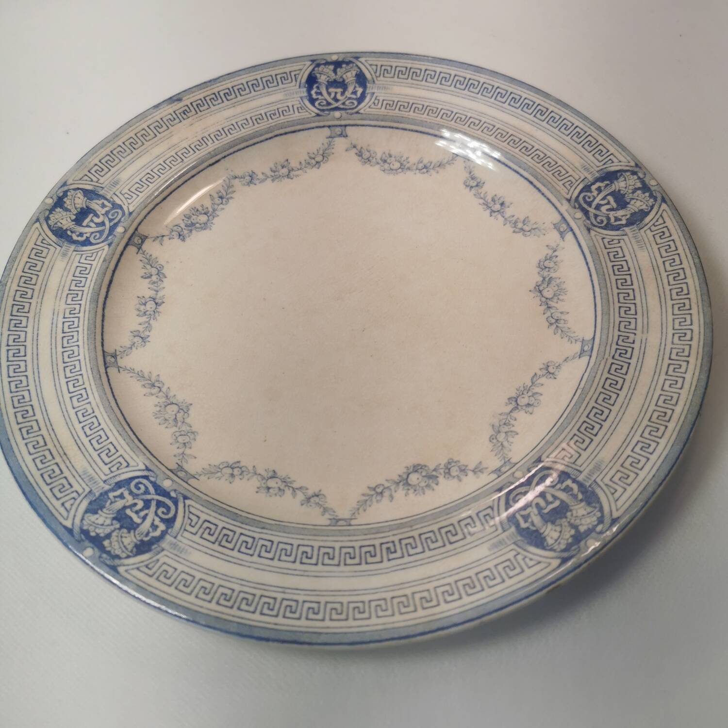 Assiette Terre de fer, Cie Franco-Anglaise 78 rue Turbigo - Paris | Selency