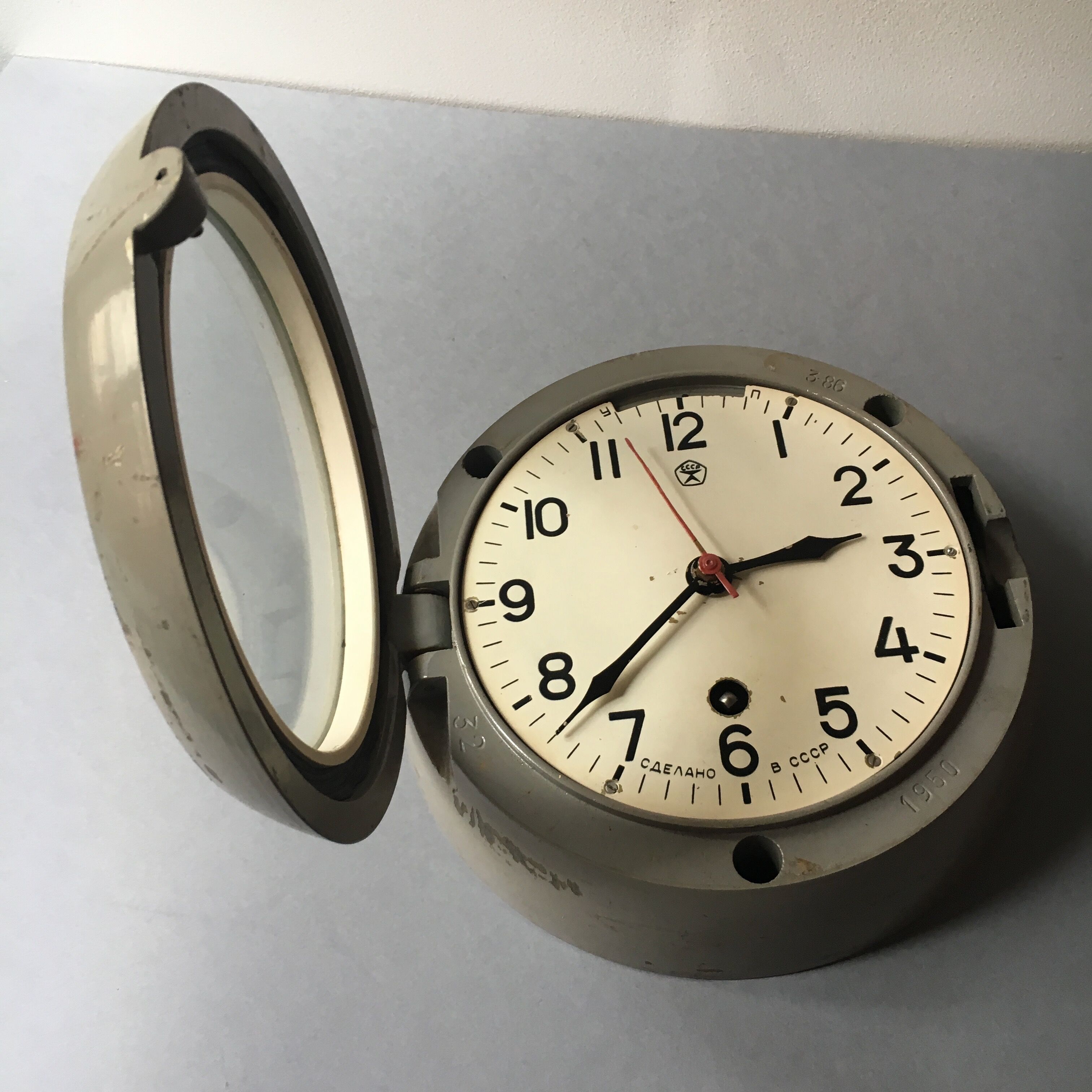 Former cccp russian submarine clock | Selency