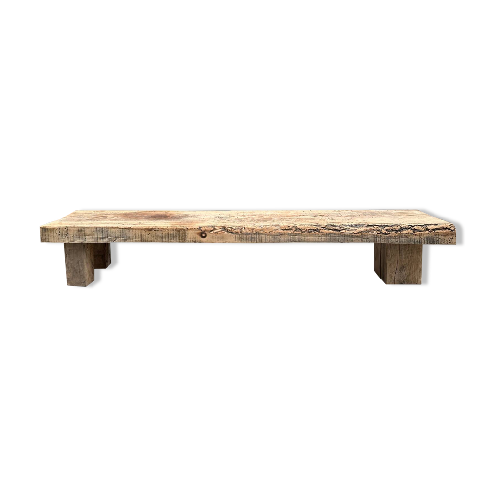 Table basse en orme massif | Selency