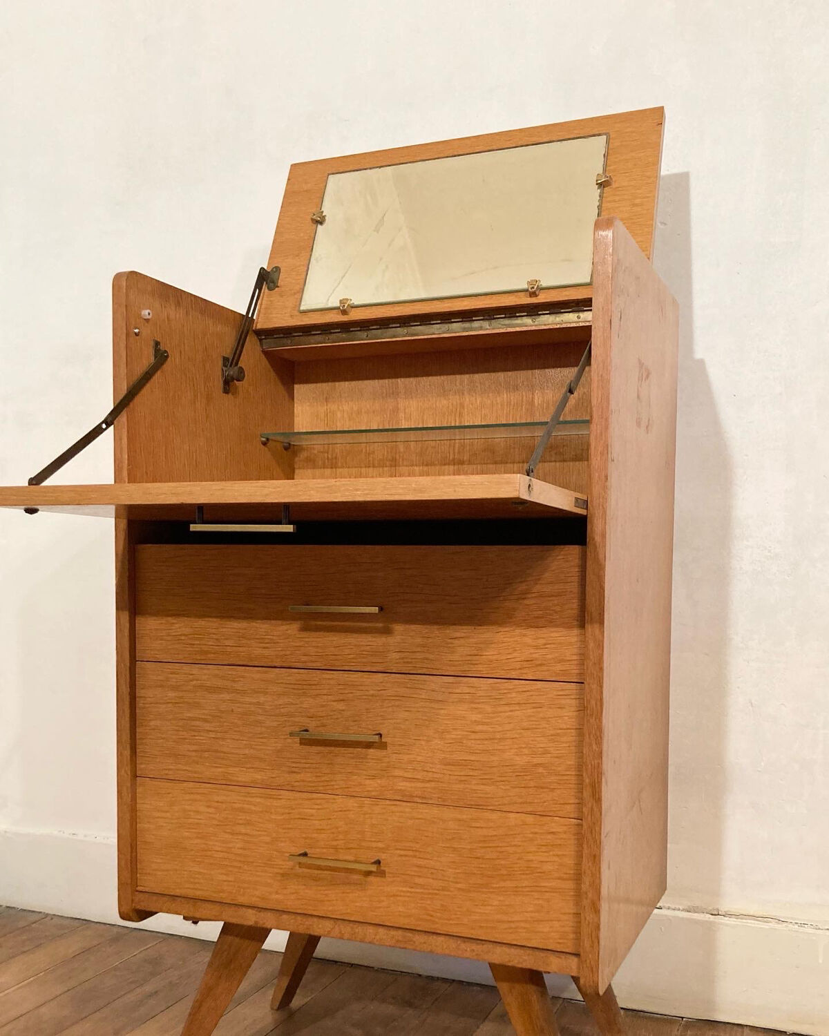 Coiffeuse pieds compas | Selency