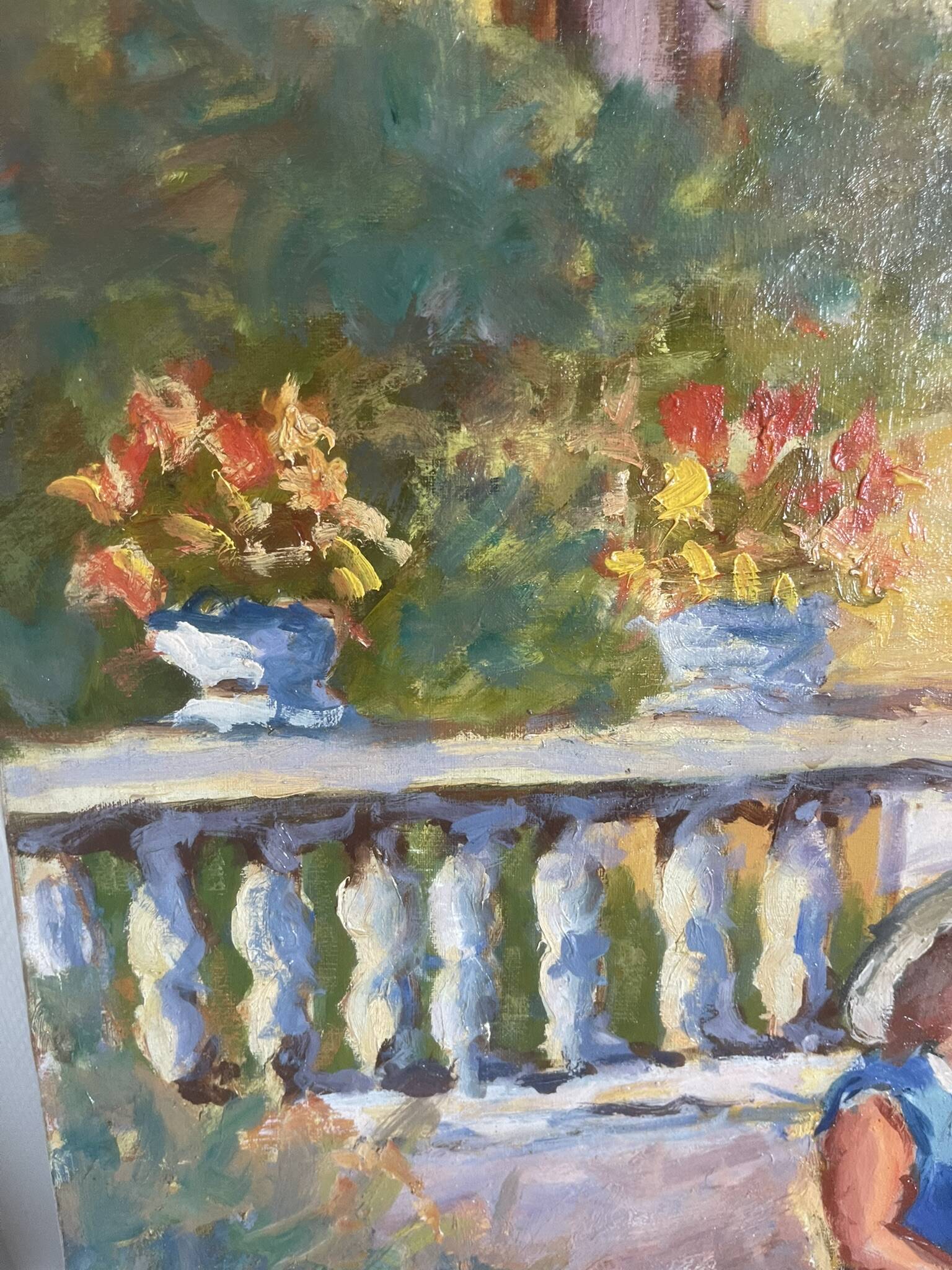 Ancien peinture tableau huile toile faraoni italie provence soleil ...