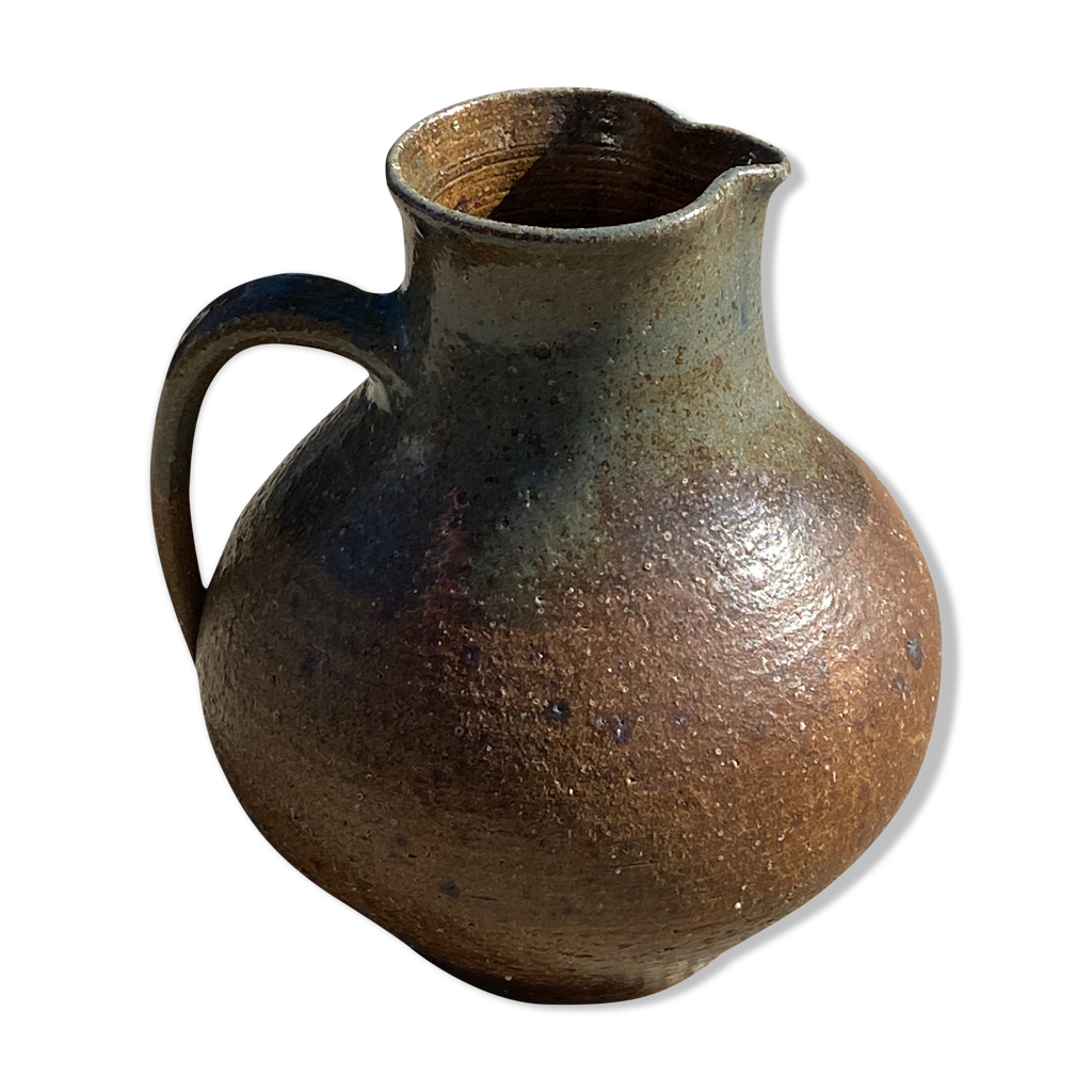 Pichet en grès années 60 signé Lemoine | Selency