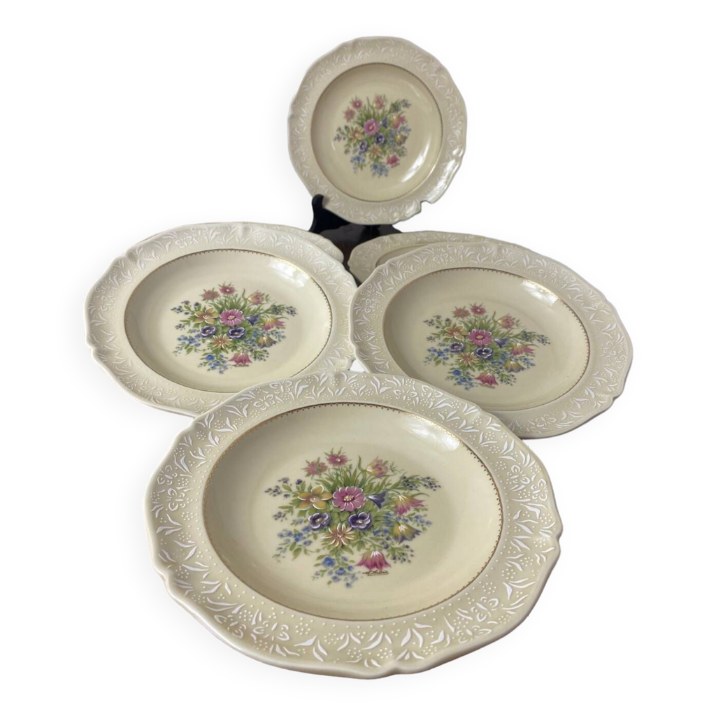 Assiettes Porcelaine Limoges Anciennes