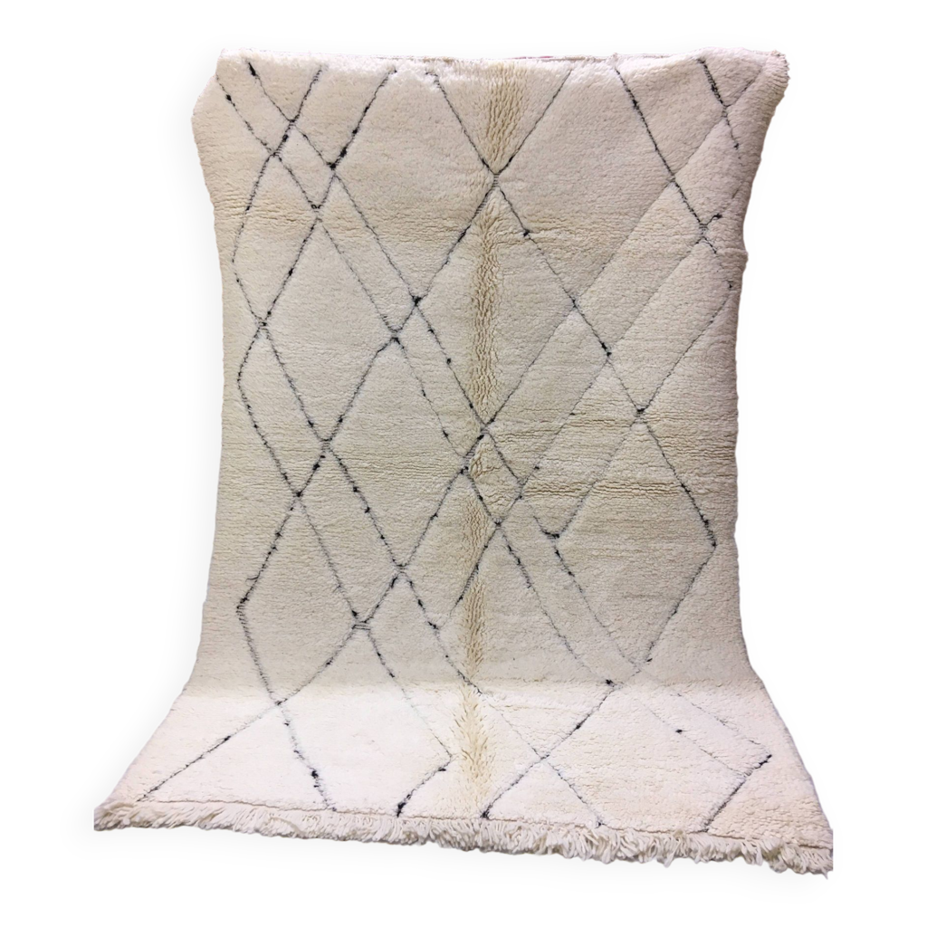 Tapis Beni Ouarain Berbère Marocain 2m30 x 1m60 | Selency