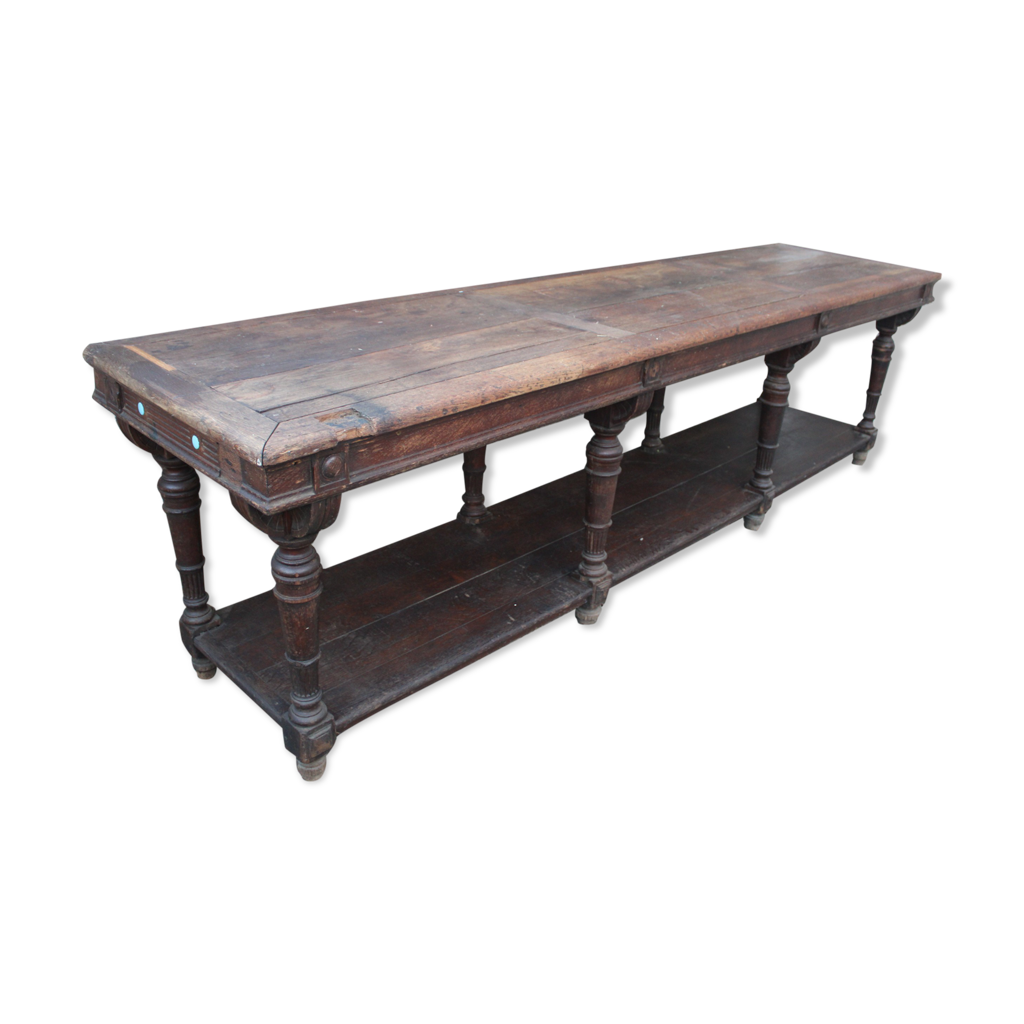 Table de drapier, table de métier en bois massif | Selency