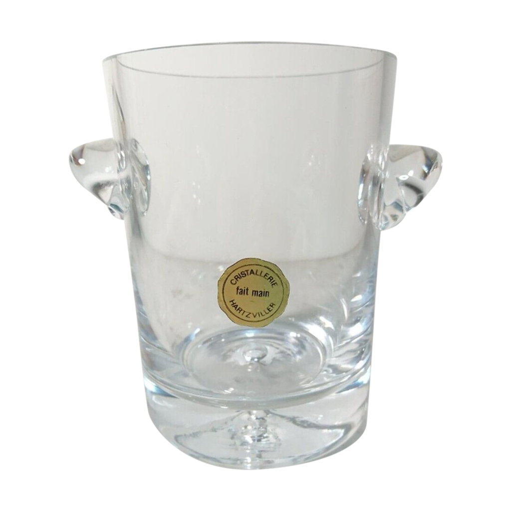 Seau à glace en cristal fait main Hartzviller | Selency