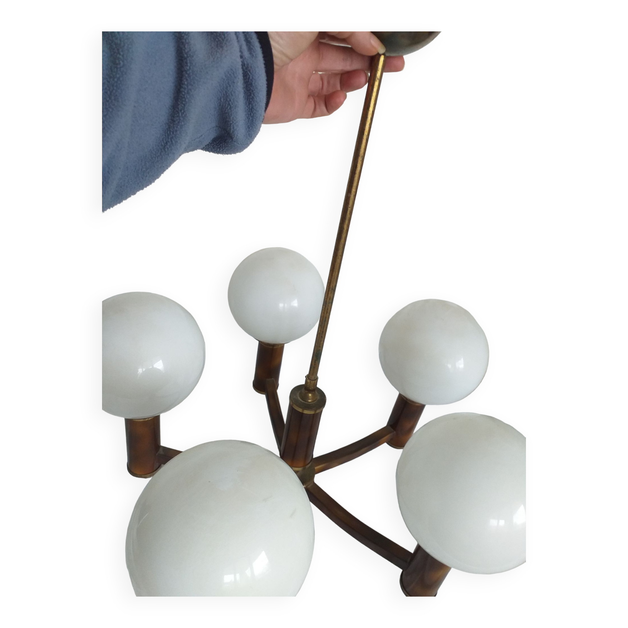 Lustre 5 feux delmas | Selency