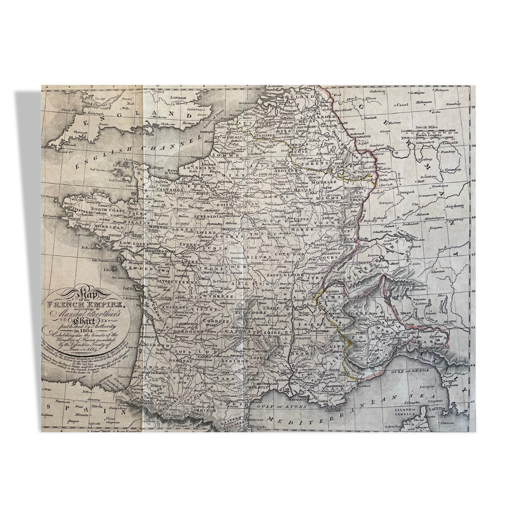 Carte de la France dressée en 1804 | Selency