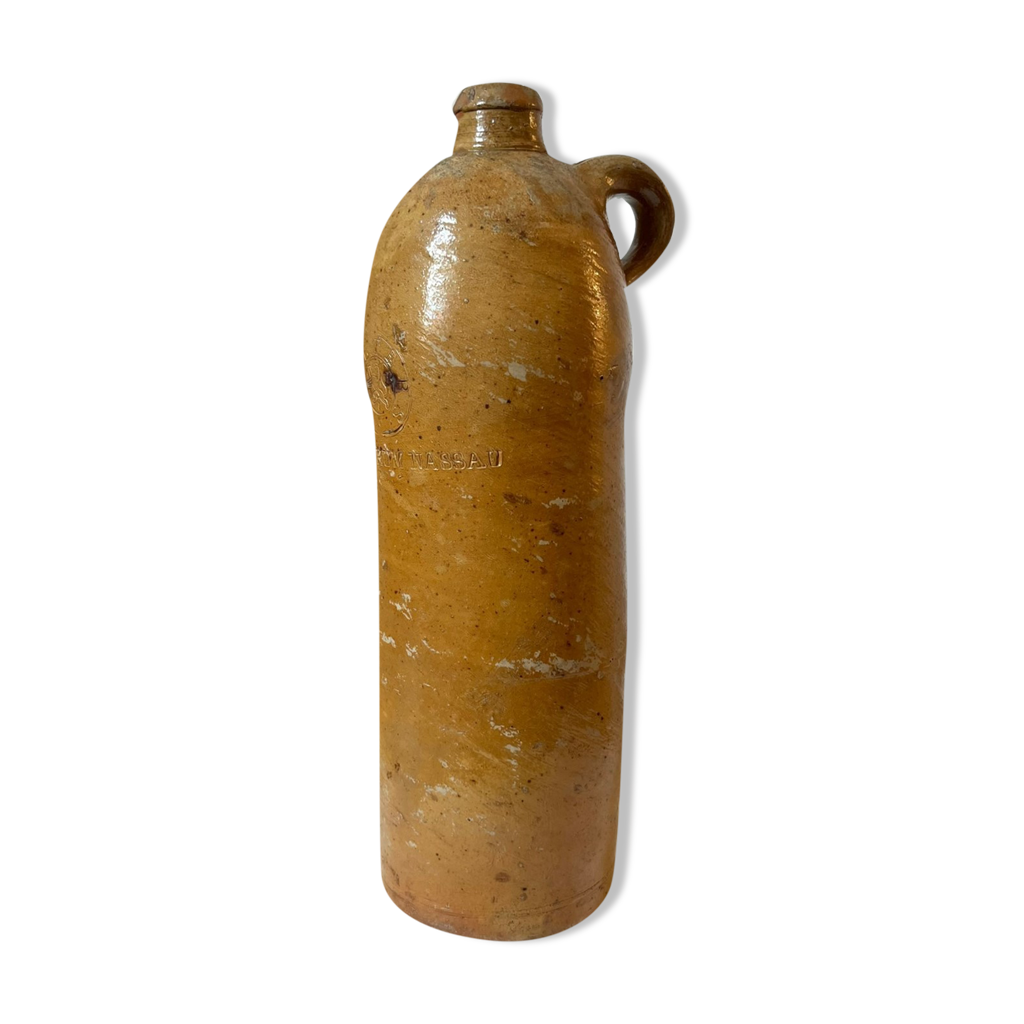 Old German sandstone bottle Herzogthum Nassau Selters - early 19th ...