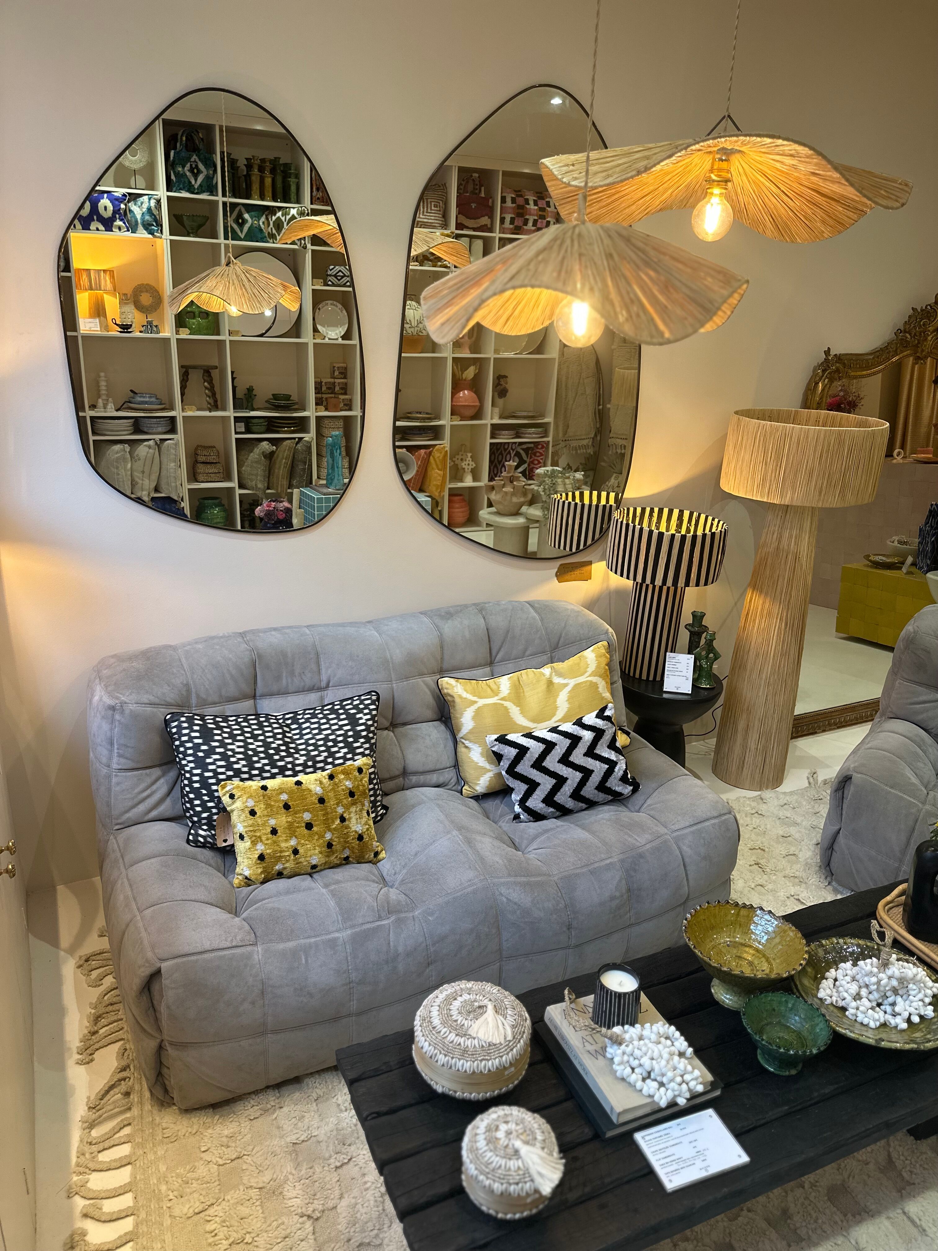 Suspension fleur vague en raphia oda - l d75 cm | Selency