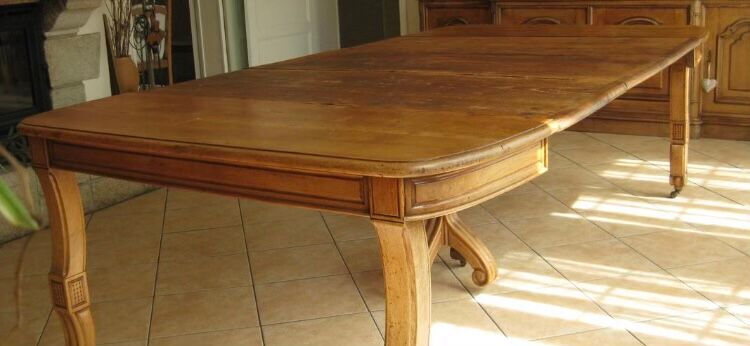 Table ancienne extensible style 1900 | Selency