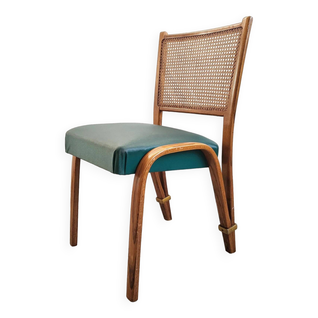 Chaise vintage 1950 Steiner Bow-Wood | Selency