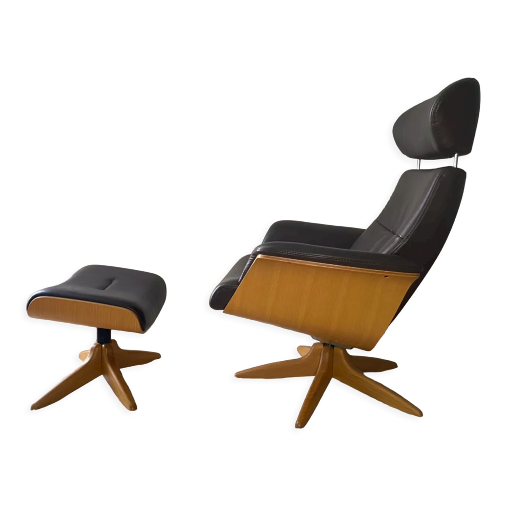 Fauteuil et ottoman Jahn Aamodt / conform timeout | Selency