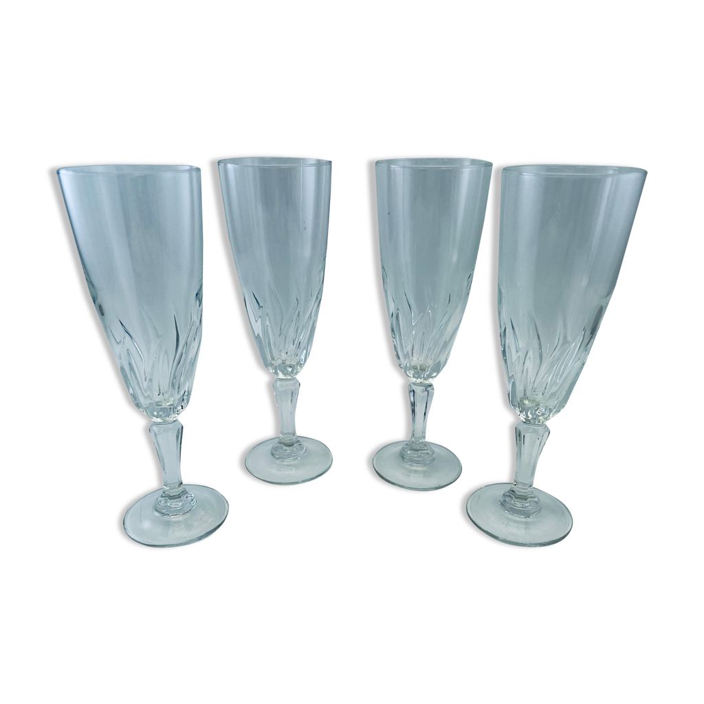 4 verres flutes champagne Luminarc Flamenco | Selency