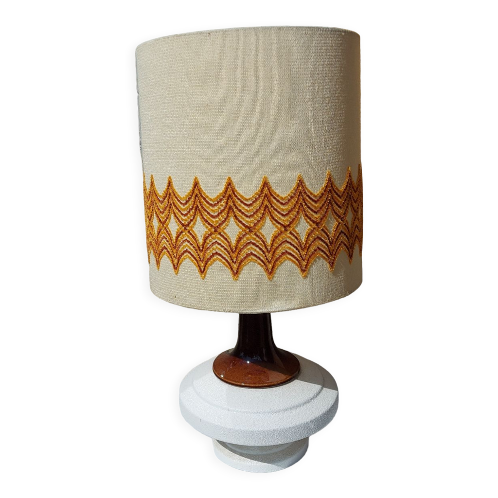 Lampe de sol céramique vintage années 70 | Selency