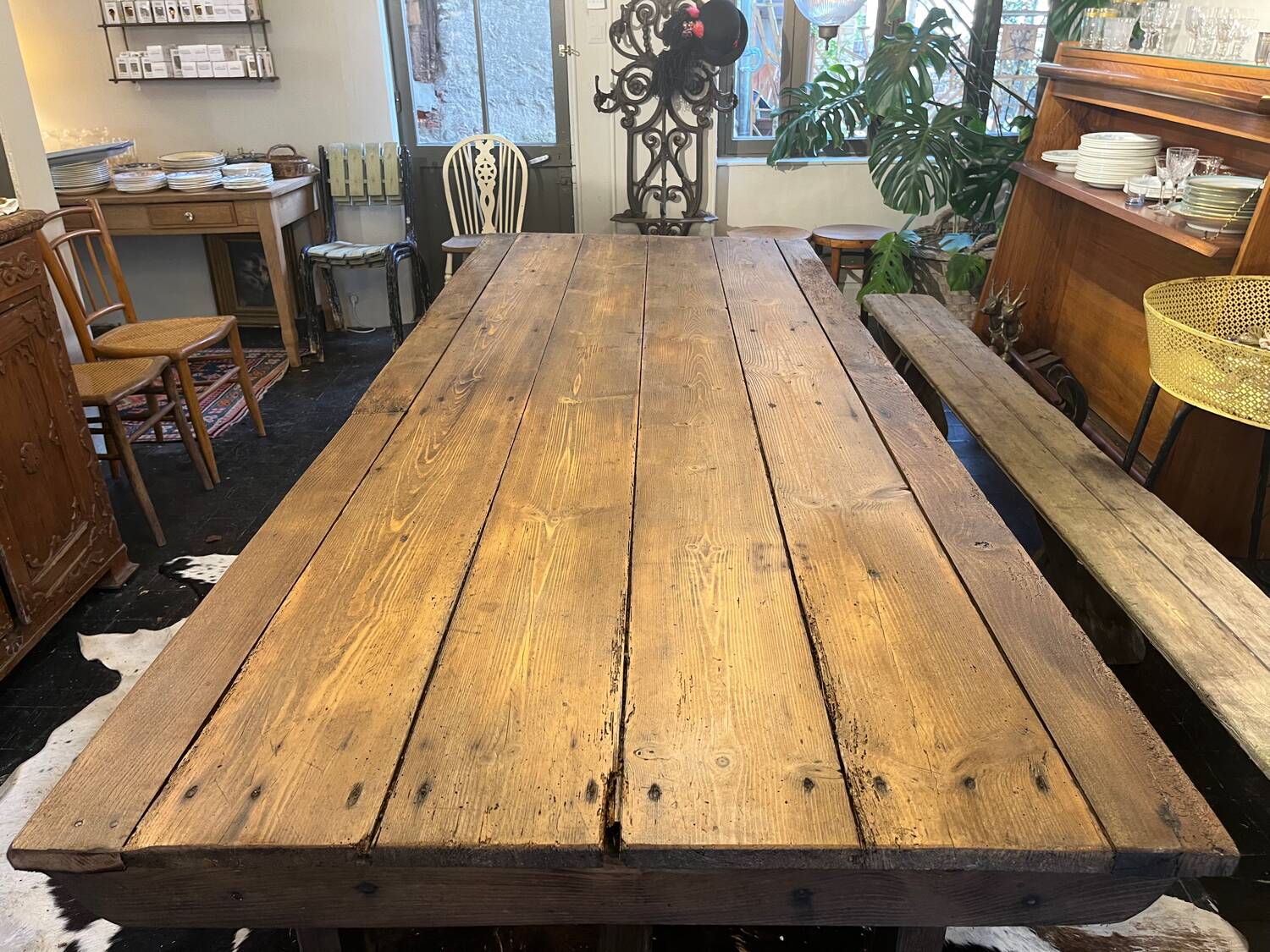 Grande table de ferme | Selency