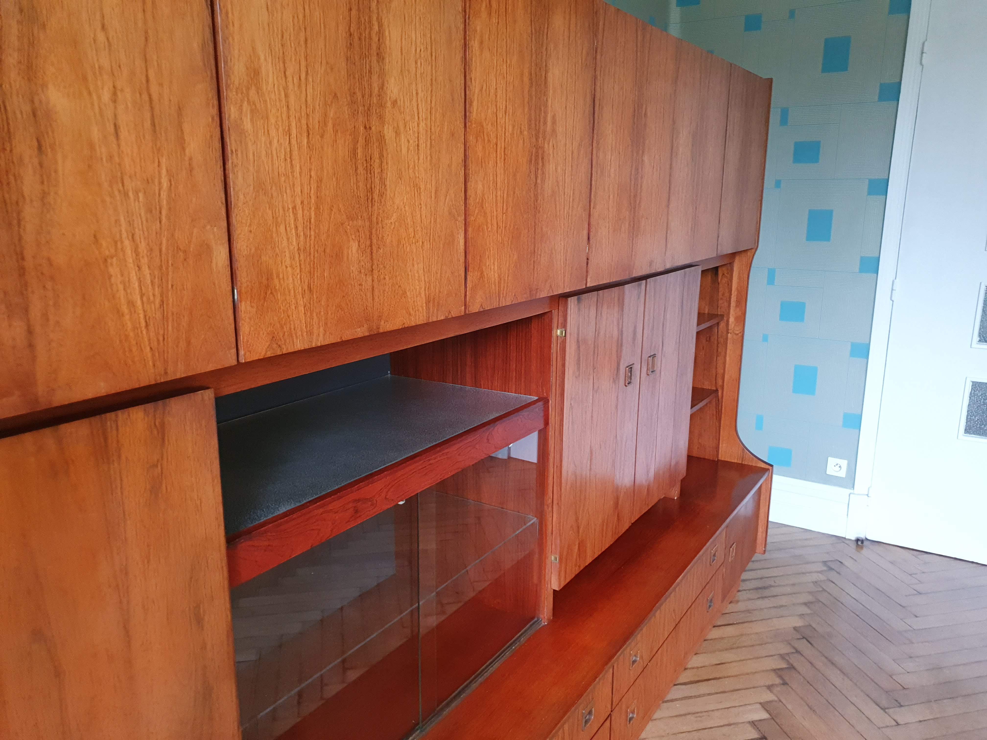 Meuble living Roche et Bobois vintage 70 | Selency