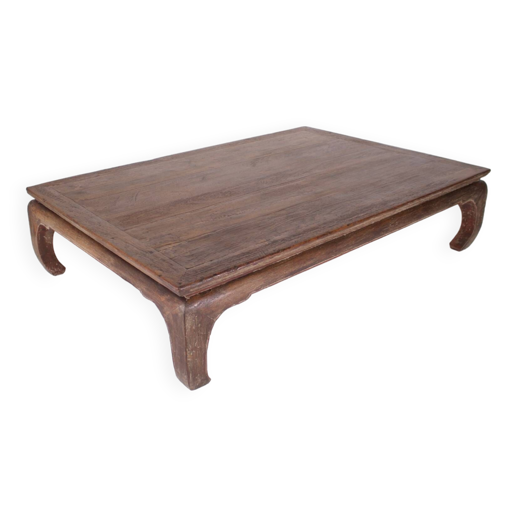 Imposante table basse “Kang” dite à opium, Chine. | Selency