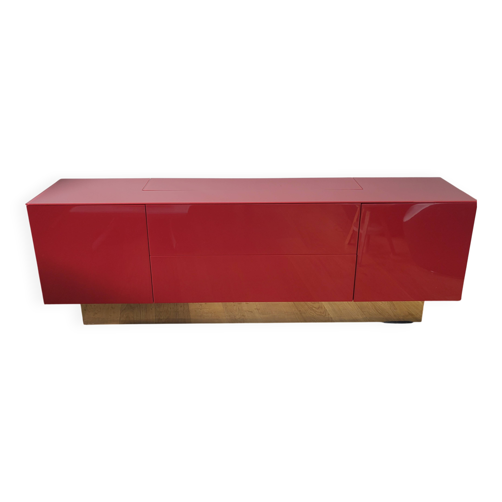 Buffet "élégance" Roche- Bobois meuble TV home cinema avec sa TV 48 " | Selency