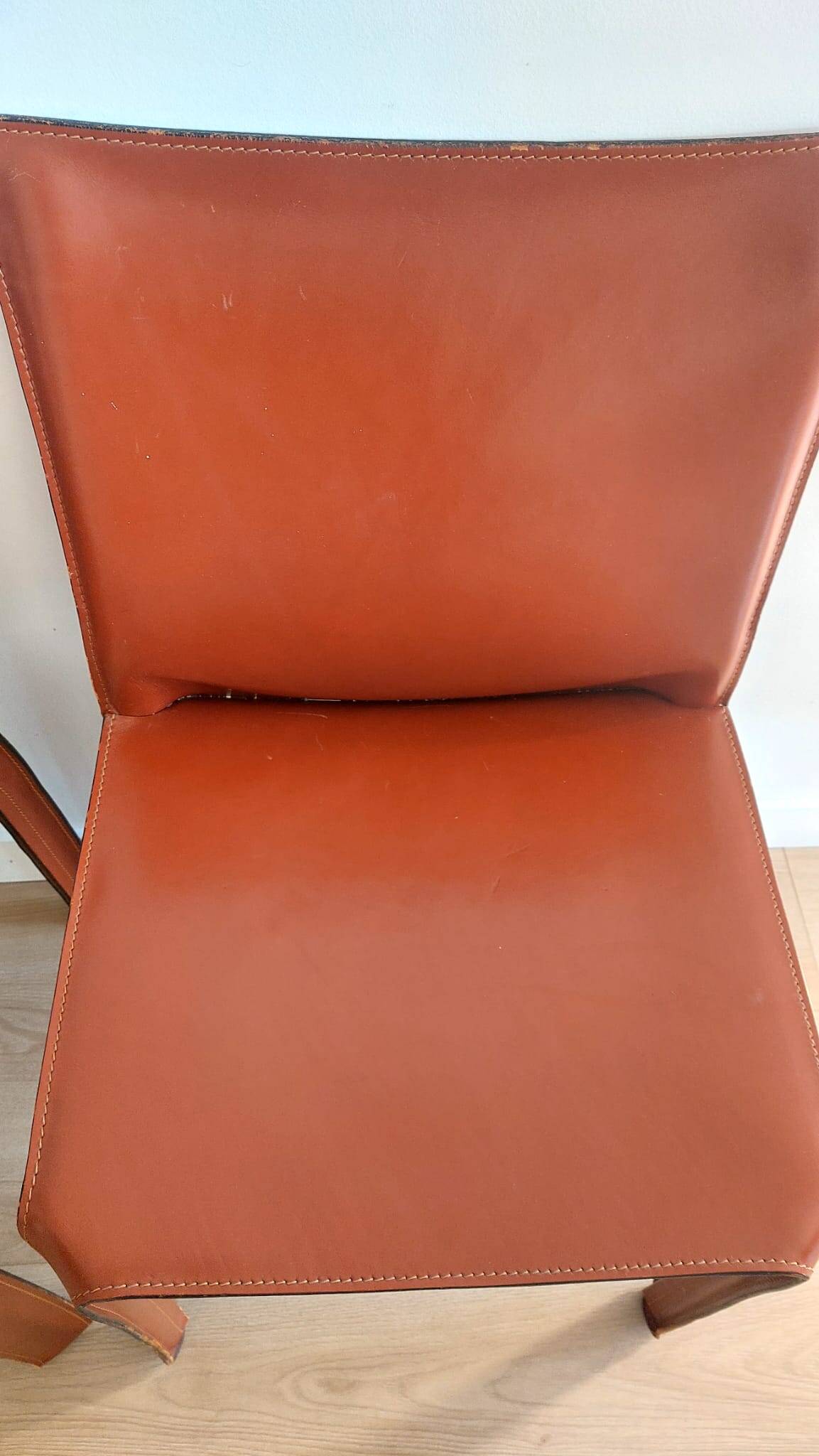 Lot de 4 chaises CAB 412 par Mario Bellin - Cassina | Selency