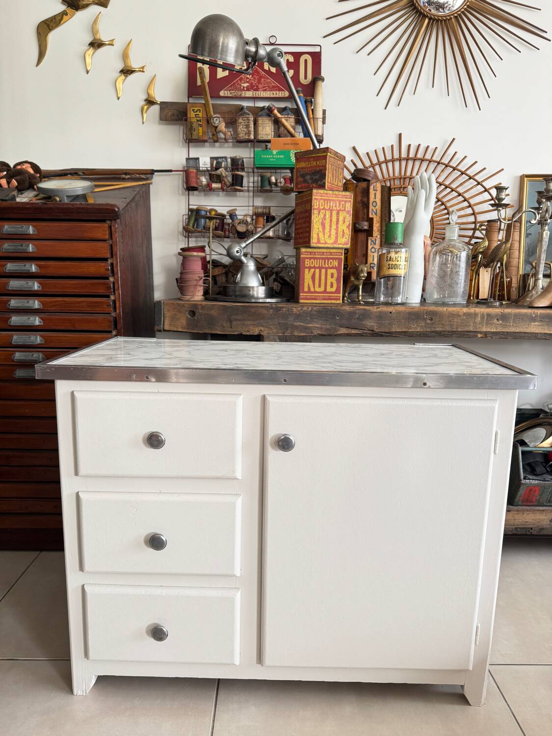 Ancien buffet bas mado vintage | Selency