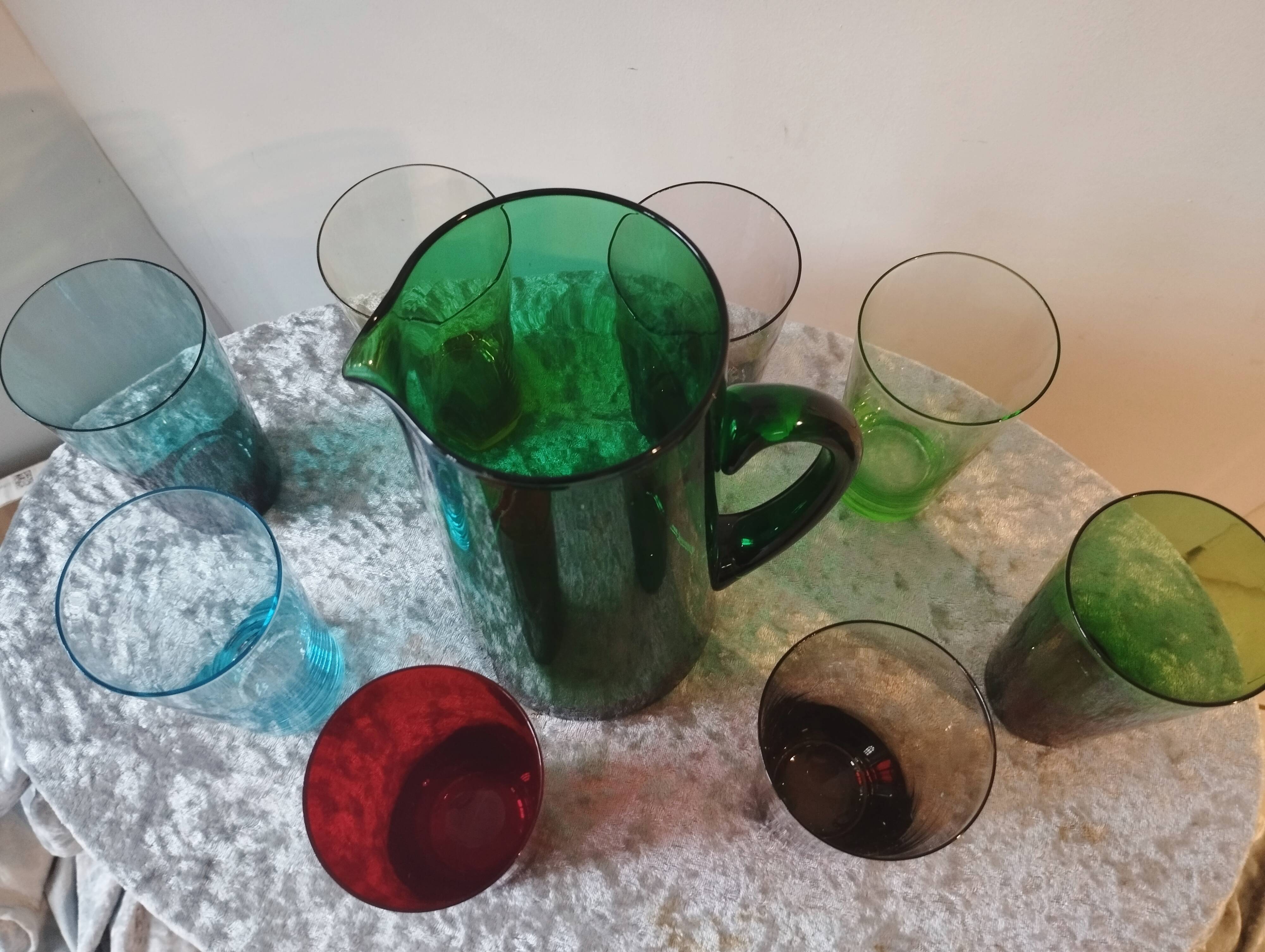 Ancien service a orangeade 9 pieces vintage annees 60 murano nasson et ...