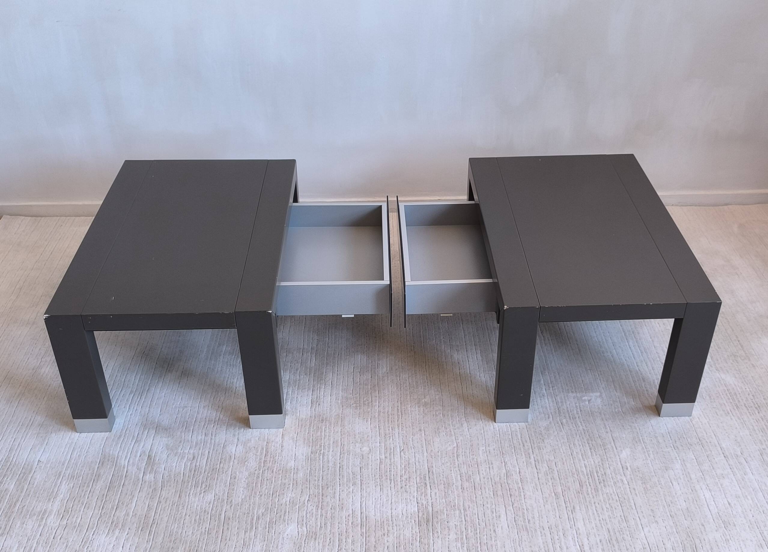 Très belles tables de chevets lumeo by ligne roset design peter maly ...