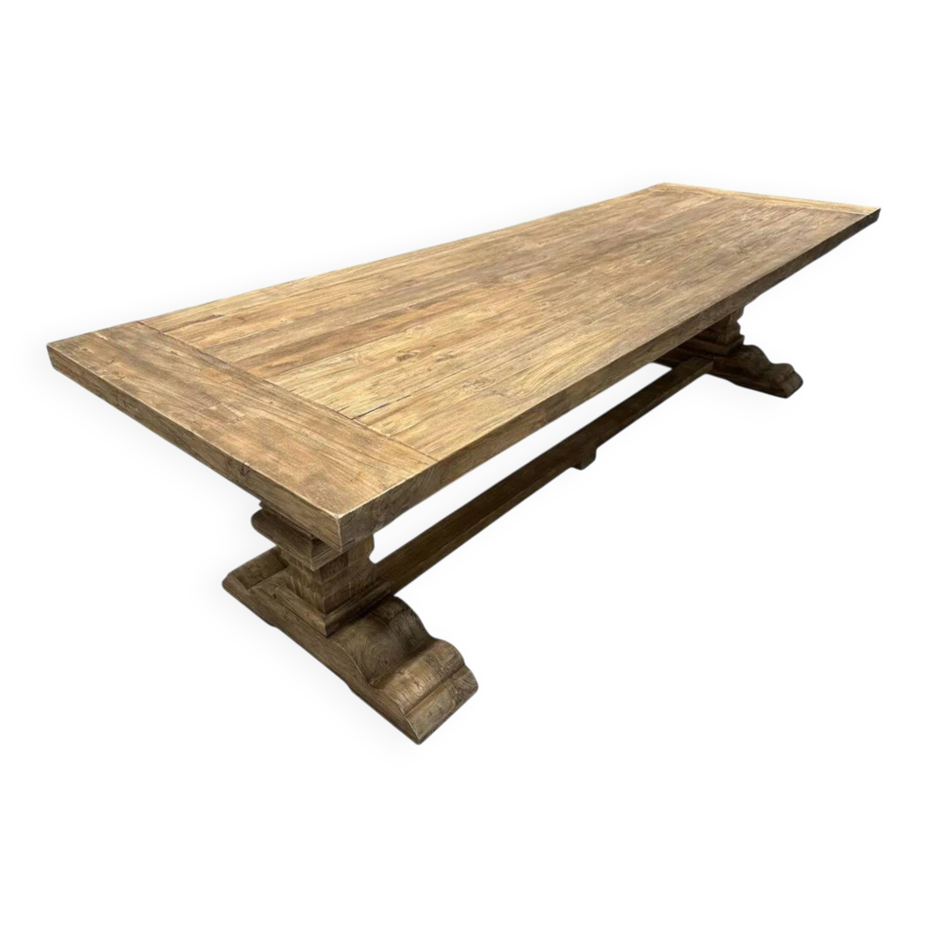 Table monastère Spirito en chêne massif - longueur 220 cm | Selency