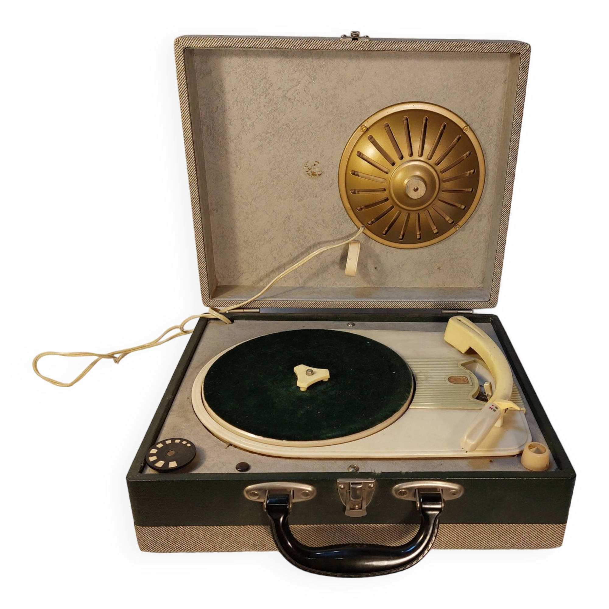 Tourne-disque électrophone vintage philips - années 60 | Selency