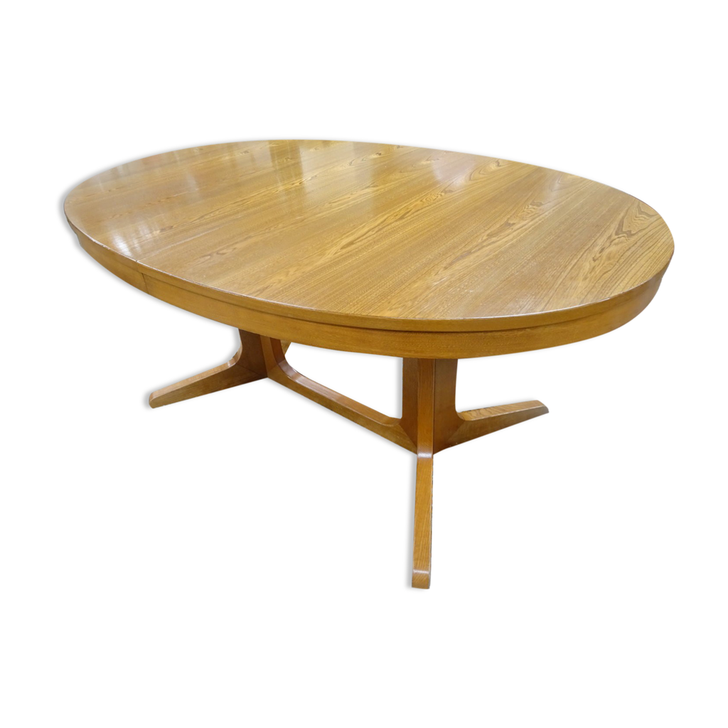 Table ovale extensible baumann en orme | Selency