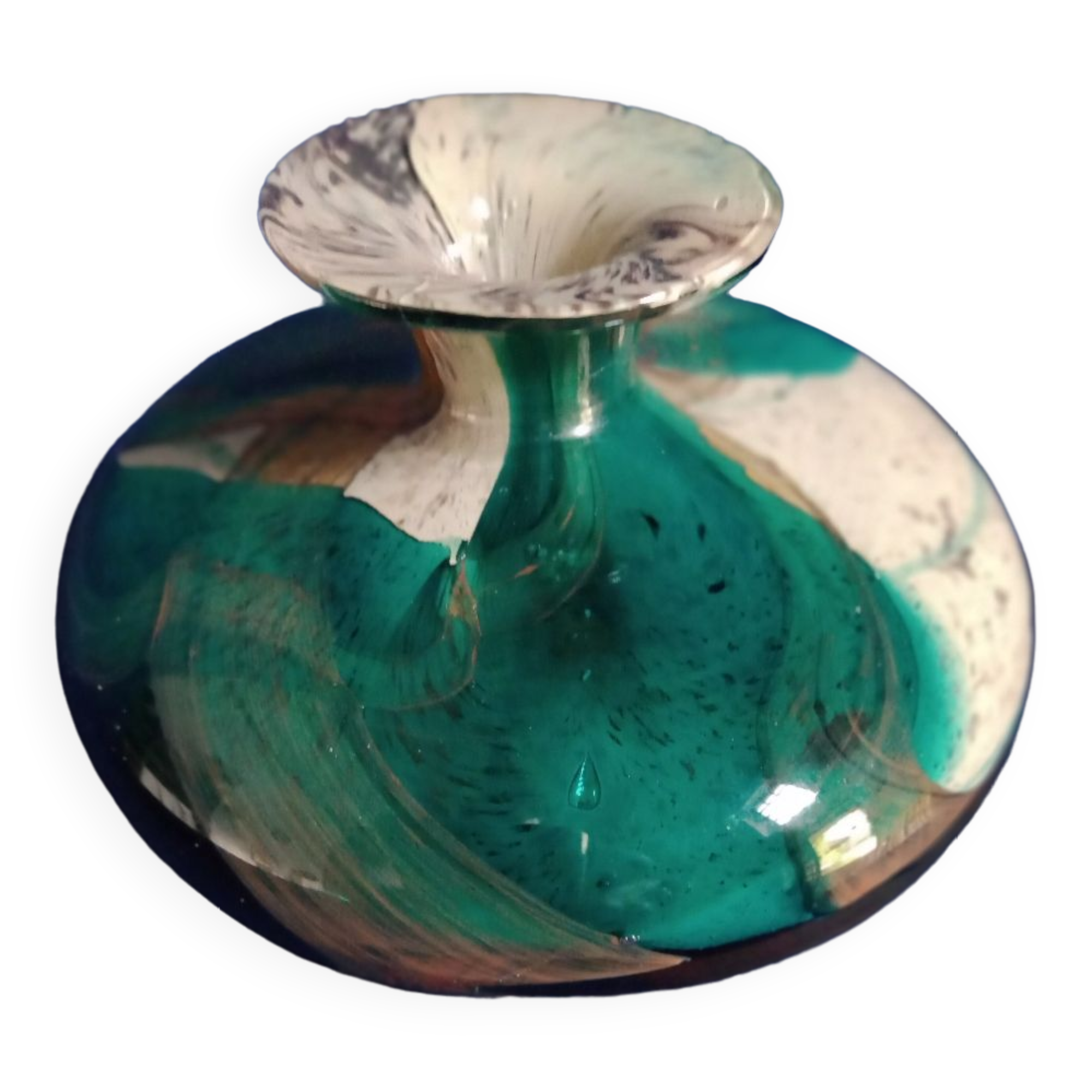 Vase soliflore en verre multicouche | Selency