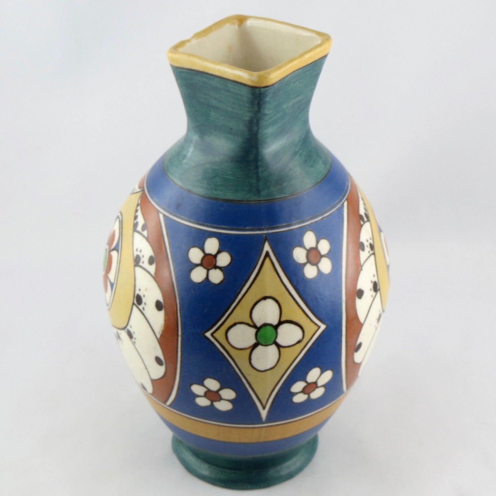 Vase art deco céramique lindus arnhem gouda pottery pays bas ...