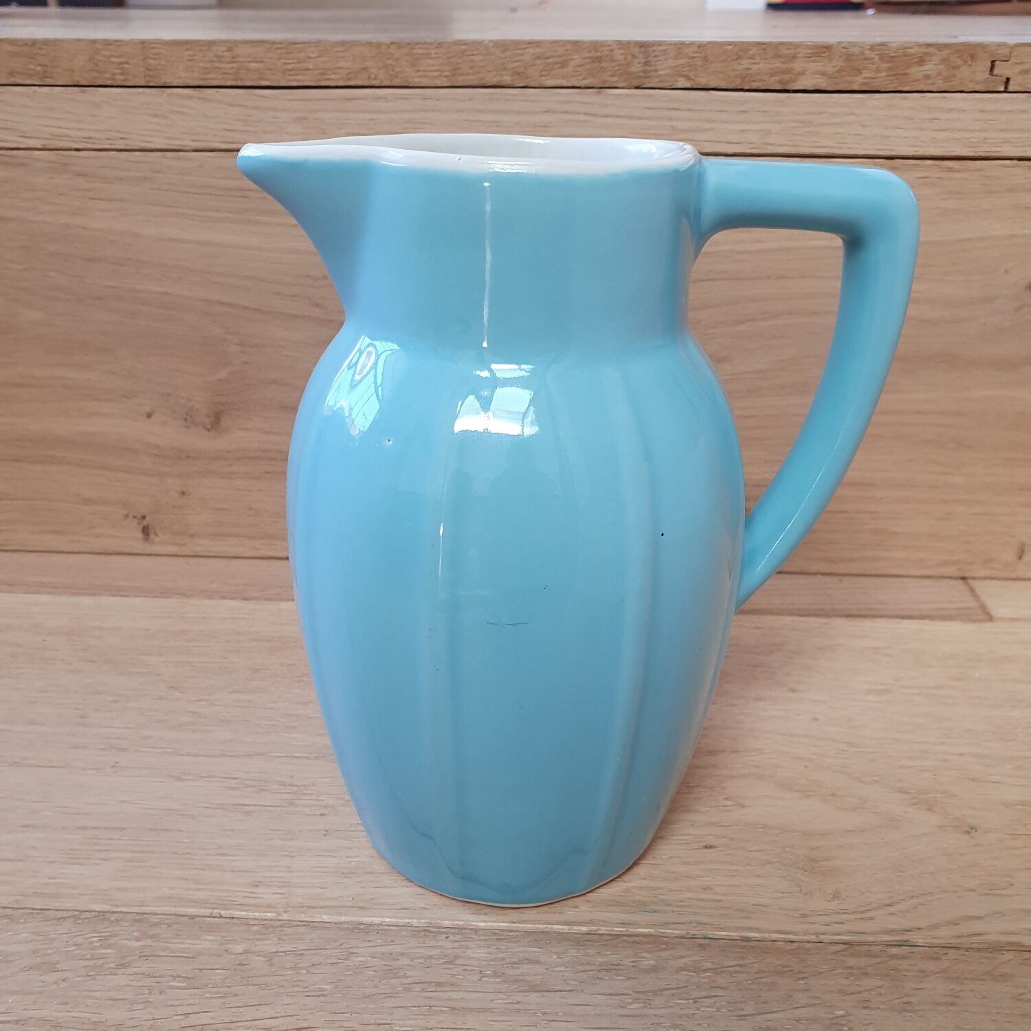 Pichet bleu en céramique | Selency