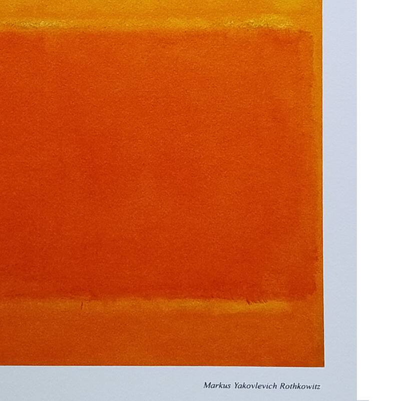 Lithographie originale magnifique Mark Rothko en édition limitée des ...