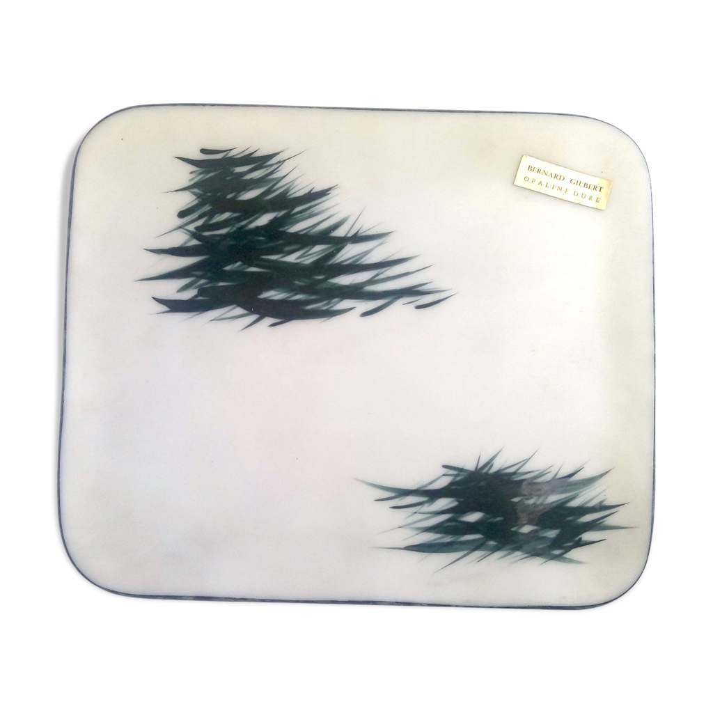 Plat en opaline dure de Bernard Gilbert | Selency