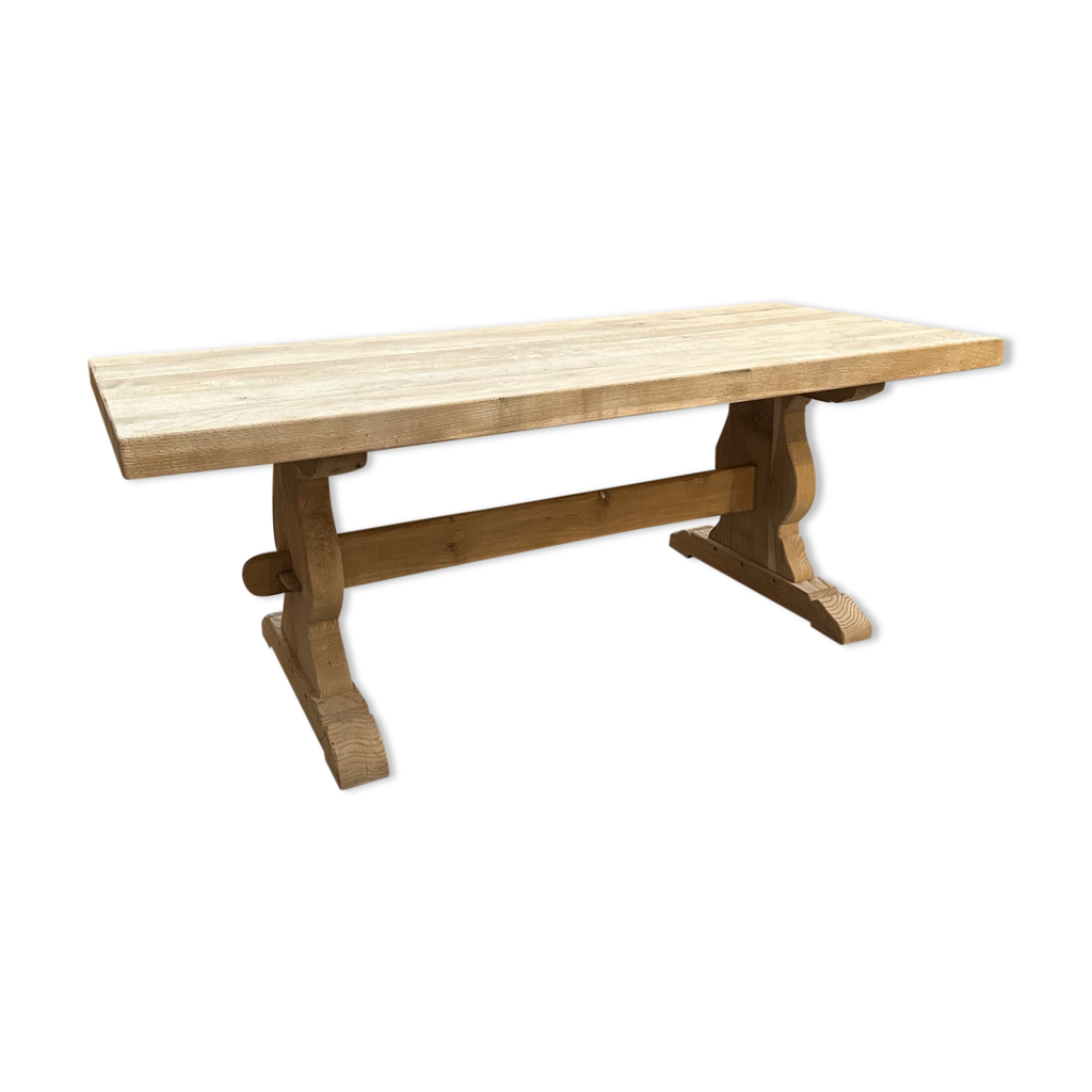 Table de type monastère en chêne | Selency