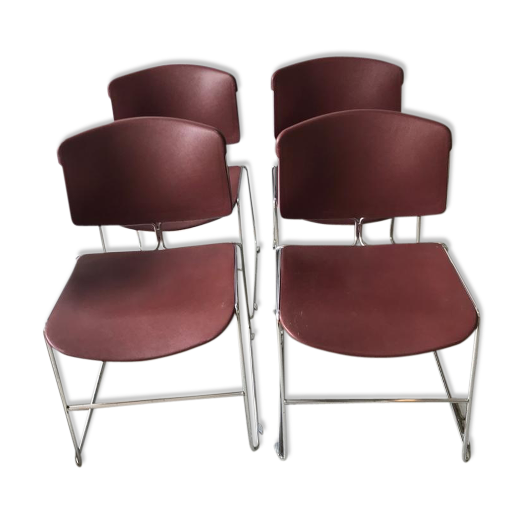 4 chaises Max Stacker | Selency